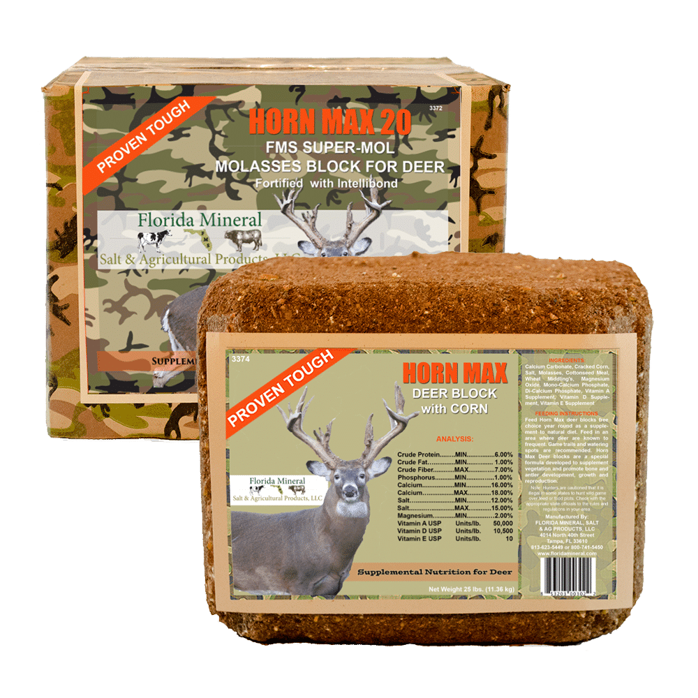 Horn-Max Deer Supplements and Attractants – Florida Mineral Salt