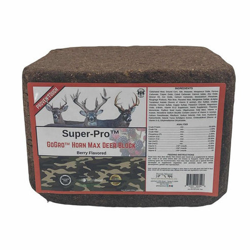 Super-Pro™ Horn Max Deer Block (25lb block) – Florida Mineral Salt