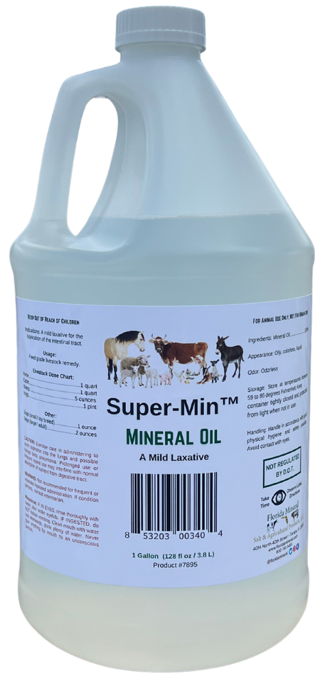 Super-Min™ Mineral Oil (1 Gallon) – Florida Mineral Salt